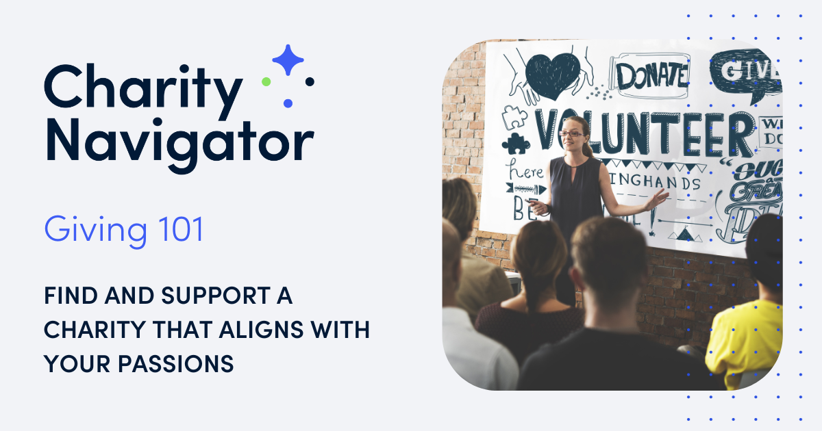 Giving 101 Tips and Tricks | Charity Navigator