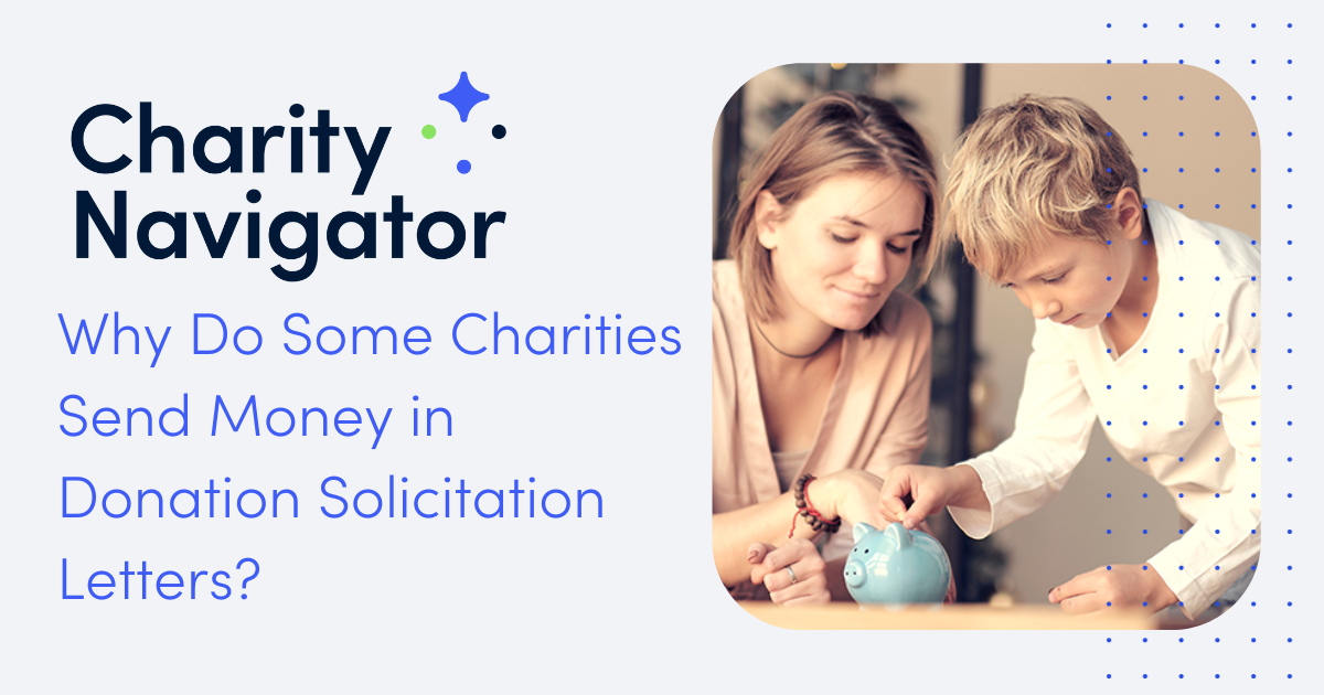 Why Did a Charity Send Me Money? | Charity Navigator