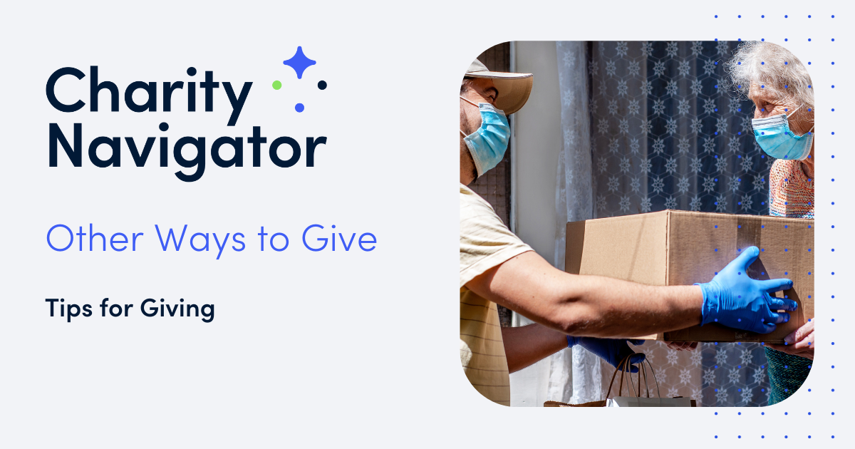 Other Ways To Give | Charity Navigator