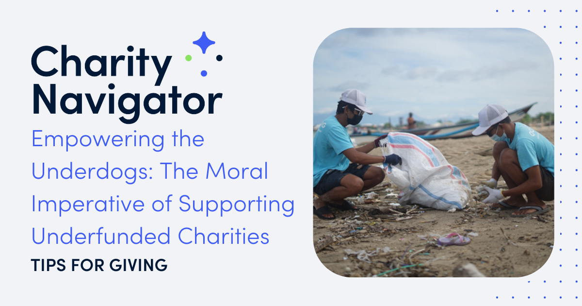 Supporting Underfunded Charities | Charity Navigator